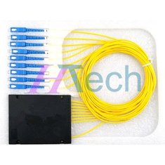 China ABS Box 1*8 PLC Fiber Optic Splitter with SC/UPC connector for FTTH supplier