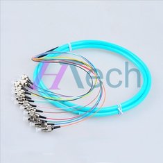 China Round Type FC OM3 Fiber Optic Pigtail 0.9MM supplier