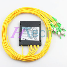 China ABS Box 1x8 Fiber Optic PLC Splitter With FC/APC Connector For FTTH supplier