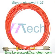 China 10Meter LC/LC Multimode Duplex Fiber Optic Patch Cable supplier