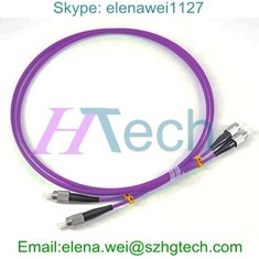 China 1/2/3/5/7/8/9/10Meter FC/FC Duplex OM4 Optic Fiber Patch Cord LSZH Jacket supplier