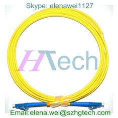 China Singlemode Zipcord LC/LC Fiber Patch Cord In Fiber Optic Equipment supplier
