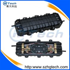 China 48Core inline Fiber Optic Enclosure 2In2Out, 48 Core Horizontal Type Fiber Optic Splice Closure supplier