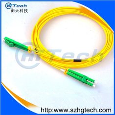 China Singlemode Duplex LC/APC To LC/APC Fiber Optic Patch Cord Cable supplier
