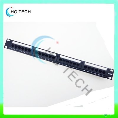 24/48 Port Cat5e/Cat6 Patch Panel With Label supplier