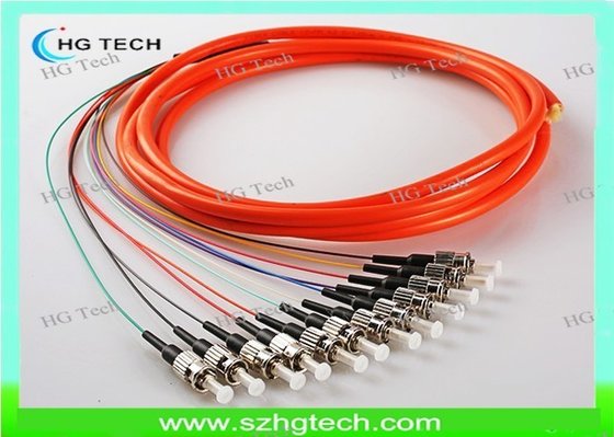 Round Type LC/apc Fiber Optic Pigtail 0.9mm Fanout Fiber Pigtail supplier