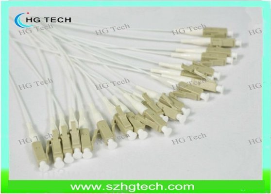 Colorful LC Fiber Pigtail 0.9mm,12Colors Fiber Cable With LC Fiber Optic Connector supplier
