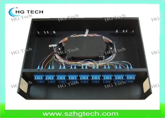 2U 36Core Fiber Patch Panel With SC Duplex Fiber Optic Adapter supplier