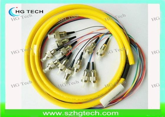 2U 72Core FC Fiber Optical Patch Panel With 1.2M FC fiber pigtail 0.9mm supplier