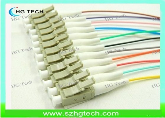 1u 12Port Sliding Fiber Optic Patch Panel With 12pcs LC Duplex Fiber Optic Adapter supplier