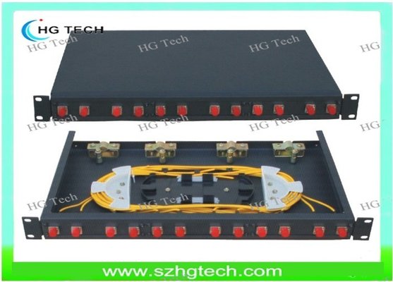 Rack Mount ODF FC Type Fiber Optic Patch Panel,Square Type FC Fiber Adapter supplier