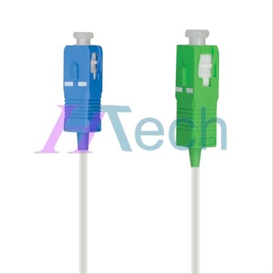China Factory SC indoor Fiber Optic Pigtail, PVC/LSZH Outer Jacket，OD0.9mm supplier