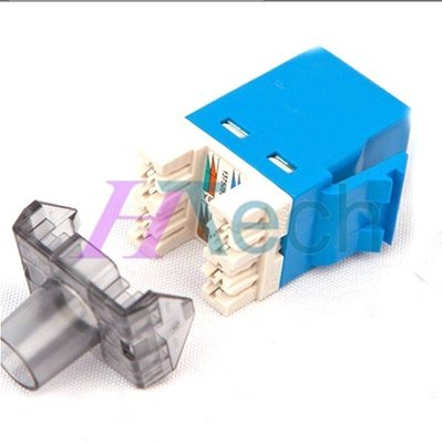 Cat6 Keystone Jack,110IDC,180Degree AMP Cat6 Jack  For Cat6 Patch Panel supplier