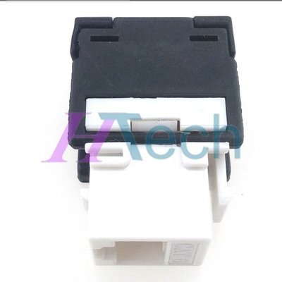 Black Color Cat6 Wall Outlet, Tolless Cat 6 Outlet for Cabling System supplier