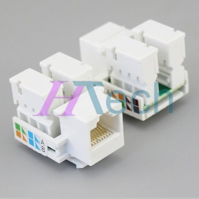 Cat5E AMP Keystone Jack,110IDC, 90Degree For Cat6 Patch Panel supplier
