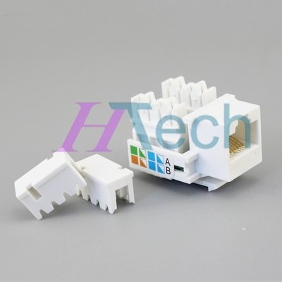Cat5E AMP Keystone Jack,110IDC, 90Degree For Cat6 Patch Panel supplier