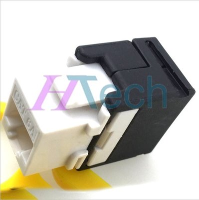 Cat6a RJ45 keystone jack 90 degree tooless for Cabling System supplier