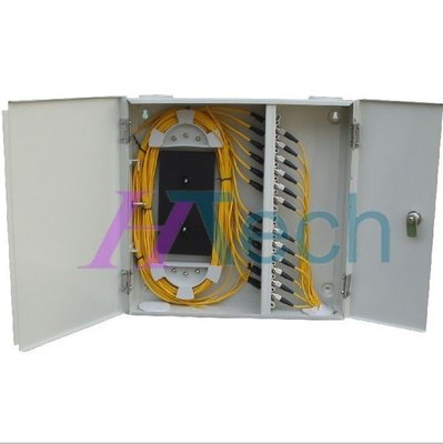 Wall mounting Indoor Fiber Optic Distribution Box 24Core supplier