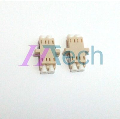 Duplex LC Fiber Adapter, Beige Color supplier