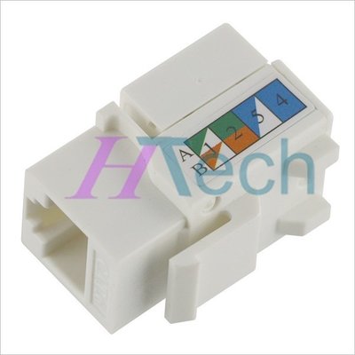 rj45 wall socket，Cat6 keystone jack with dual idc supplier