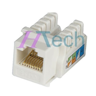 rj45 wall socket，Cat6 keystone jack with dual idc supplier