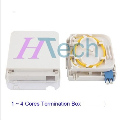 1 ~ 4 Cores 1 Port Fiber Optic Termination Box， LC/SC Duplex Adapter supplier