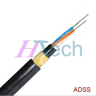 All Dielectric Self Supported 2PE Sheath Optical Cable ADSS supplier