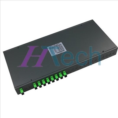 19inch SC/APC FTTH 1*8 fiber optic cable splitter for Rack Mounted Fiber Terminal Box supplier