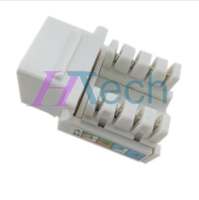 8P8C Cat6 Keystone Jack Dual IDC supplier