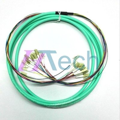 12Core OM3 LC/UPC-LC/UPC Fiber Optic Patch Cable supplier