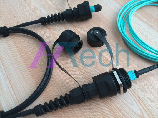 ODVA Waterproof MPO Patch Cord Outdoor MPO Optical Fiber Assembly supplier