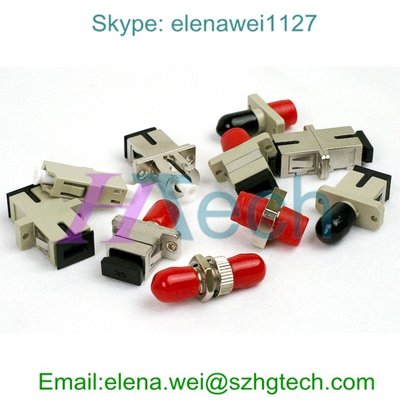 Singlemode Blue Color SC Fiber Optic Adapter LC Optical Adapter supplier