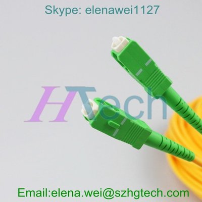 2Meter Simplex Single Mode Patch Cable SC/APC-SC APC supplier