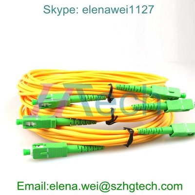 2Meter Simplex Single Mode Patch Cable SC/APC-SC APC supplier