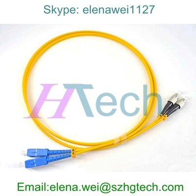 Singlemode Duplex Fiber Optic FC-SC Patch Cord supplier