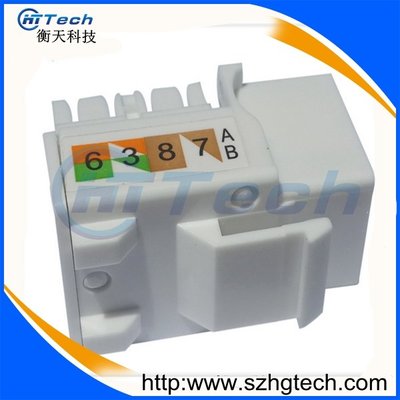 RJ45 Socket Cat6 Keystone Jack UTP 90 Degree supplier