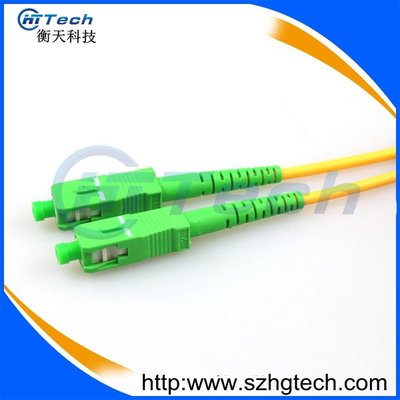 Glass Fiber Singlemode Simplex SC/APC Fiber Optic Patch Cord Cable supplier
