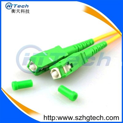 Glass Fiber Singlemode Simplex SC/APC Fiber Optic Patch Cord Cable supplier