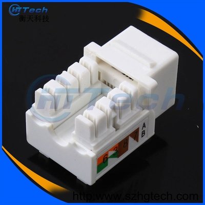 RJ45 Cat6 Socket Cat6 Keystone Jack UTP 90 Degree supplier