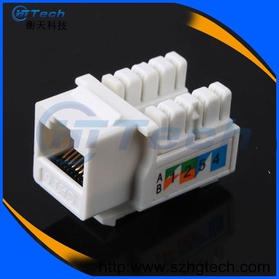 RJ45 Cat6 Socket Cat6 Keystone Jack UTP 90 Degree supplier