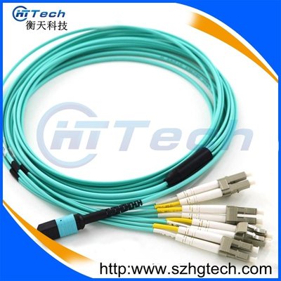 MPO-LC OM3 Patch Cord Fiber Optic Patch Cable supplier