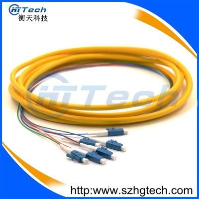 LC Jacketed 6 Pk SM Yellow Jacketed Fiber Pigtails, 3 Meters supplier