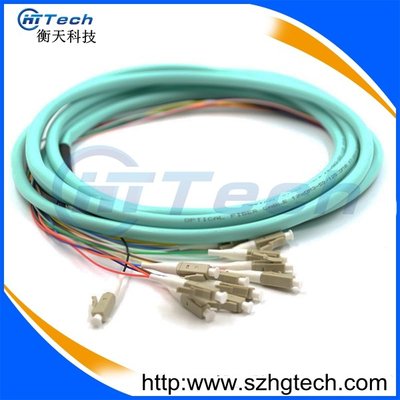 LC Jacketed 6 Pk SM Yellow Jacketed Fiber Pigtails, 3 Meters supplier