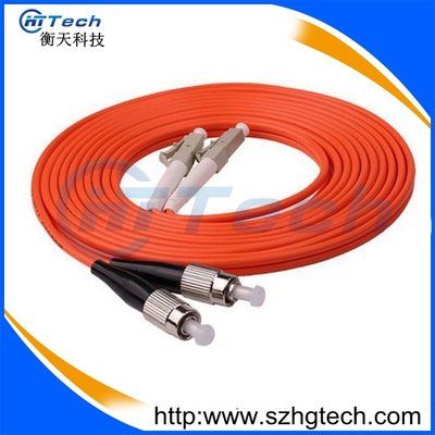 62.5/125um Multimode Duplex FC/LC Optic Fiber Cable,PVC/LSZH Jacket supplier
