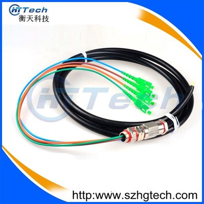 SC/APC Waterproof Fiber Optic Pigtail 4Core supplier