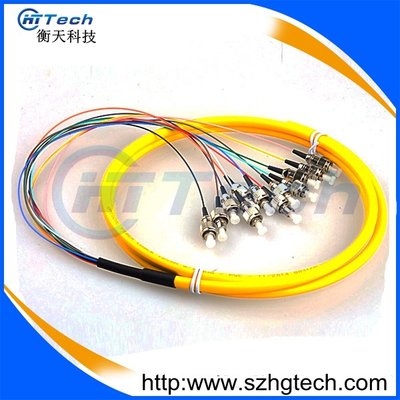 Round Type Singlemode FC/APC Fiber Optic Pigtail 12Fibers 0.9mm supplier