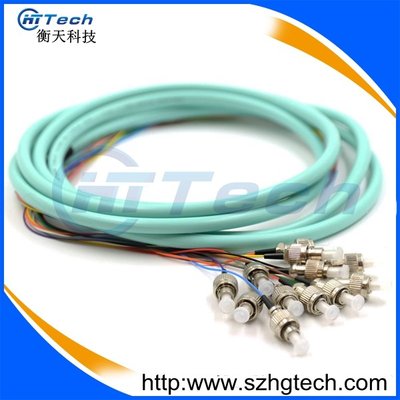 Round Type Singlemode FC/APC Fiber Optic Pigtail 12Fibers 0.9mm supplier