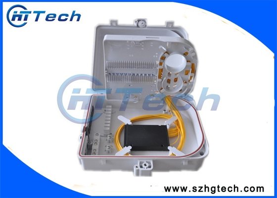 1x8 /1X16 PLC Wall Mounted ftth Distribution Box with PLC Splitter supplier