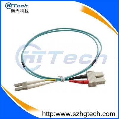 LC-SC 62.5 / 125 MM Duplex 2.0MM 3M Fiber Optic Patch Cable supplier