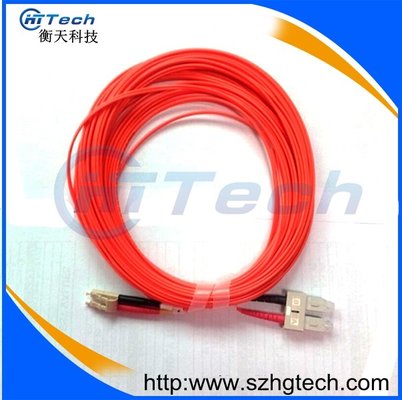 SC / LC 62.5/125 MM Duplex 3.0MM 5M Fiber Optic Patch Cord supplier